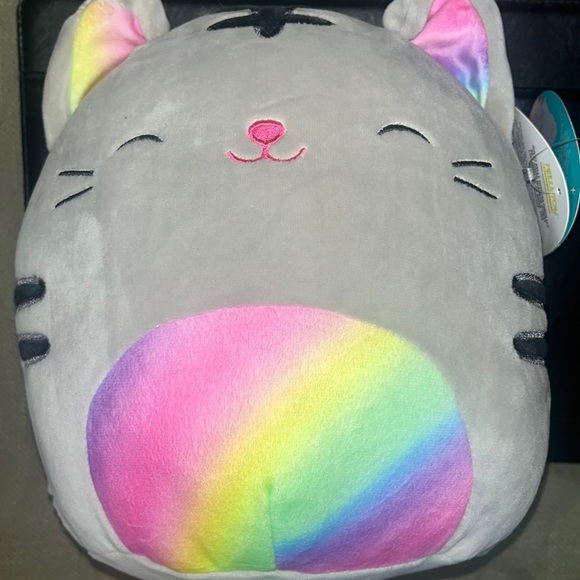 Squishmallows | Toys | Squishmallows Gray Rainbow Plushy Stuffed Animal ...